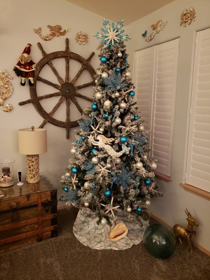 Beach Starfish Tree Topper Nautical Starfish Tree Topper | Etsy
