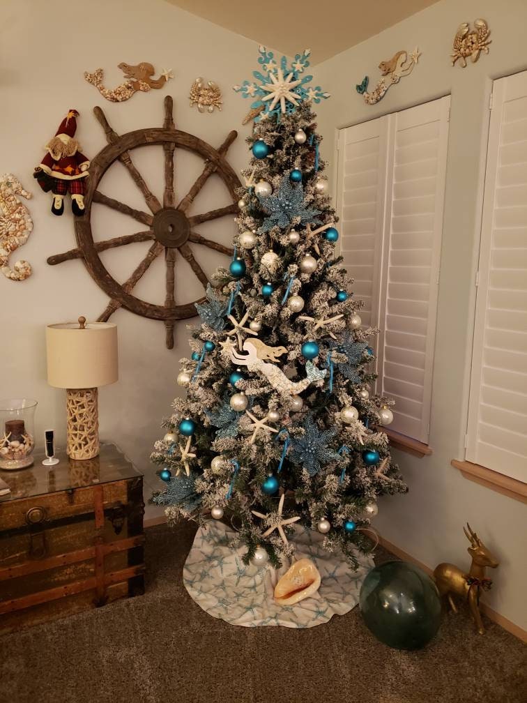 Beach Starfish Tree Topper Nautical Starfish Tree Topper | Etsy