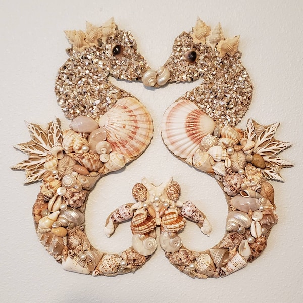 Seashell Seahorse - Etsy