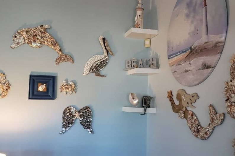 Seashell Angel Wings Abalone & Seashell Angel Wings - Etsy