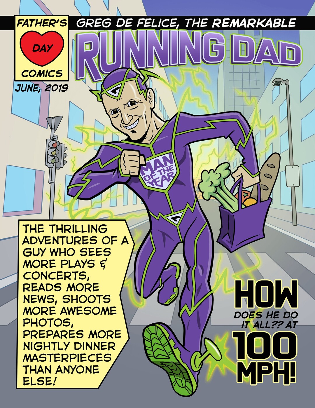 SUPERHERO Father's Day Commissions - Etsy