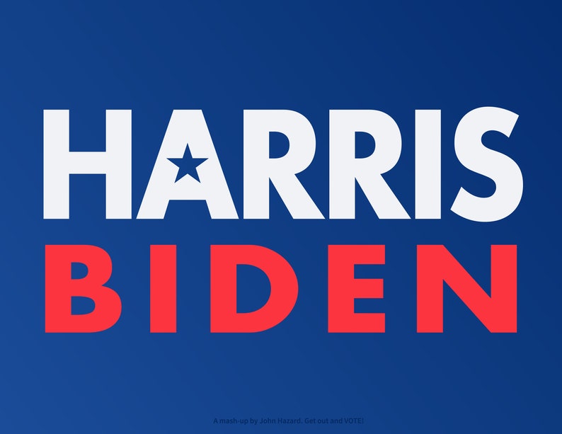 Harris-biden Campaign Sign (printable Digital Download) - Etsy