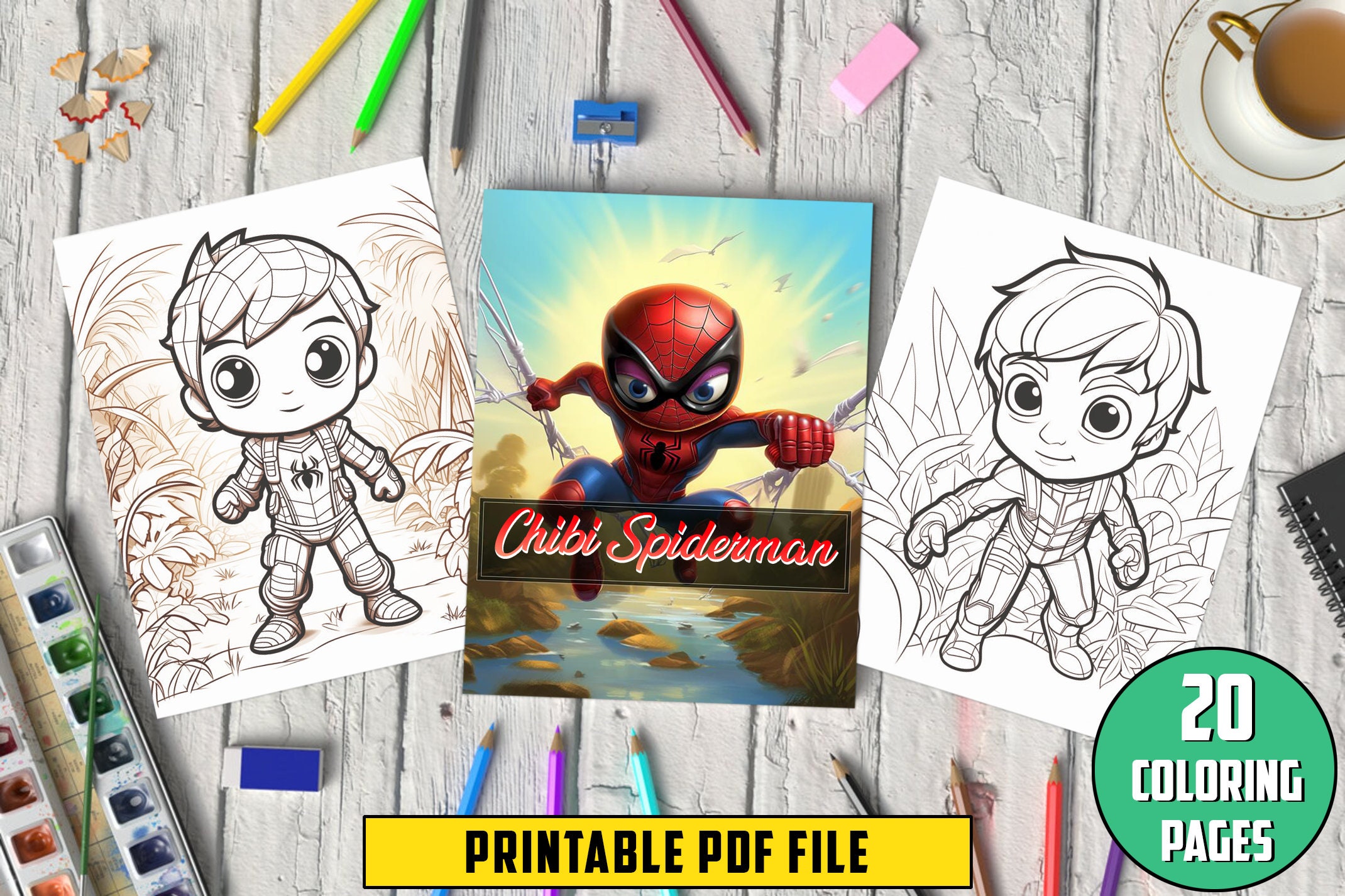 Chibi Loki Coloring Pages