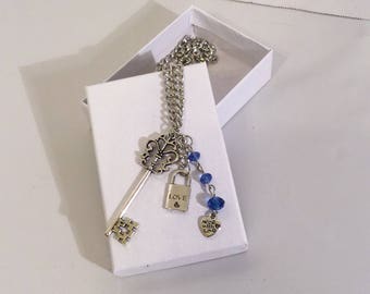 Long key necklace | Etsy