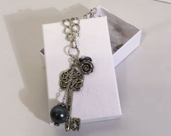 Long key necklace | Etsy