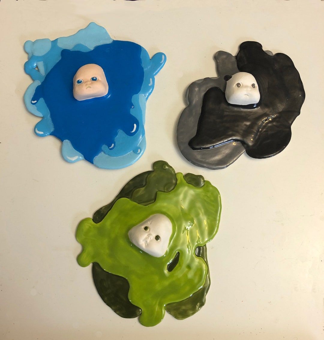 Weird Melted Babies Baby Puddles Art Creepy Ceramic Pottery Tattoo ...
