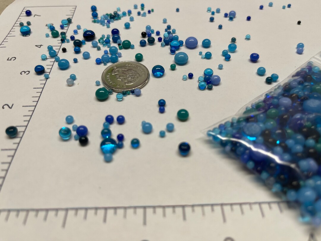96 COE Blue Frit Balls/dots - Etsy