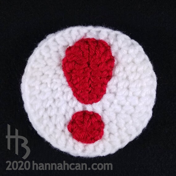 Exclamation Mark Crochet Pattern Instant Download - Etsy