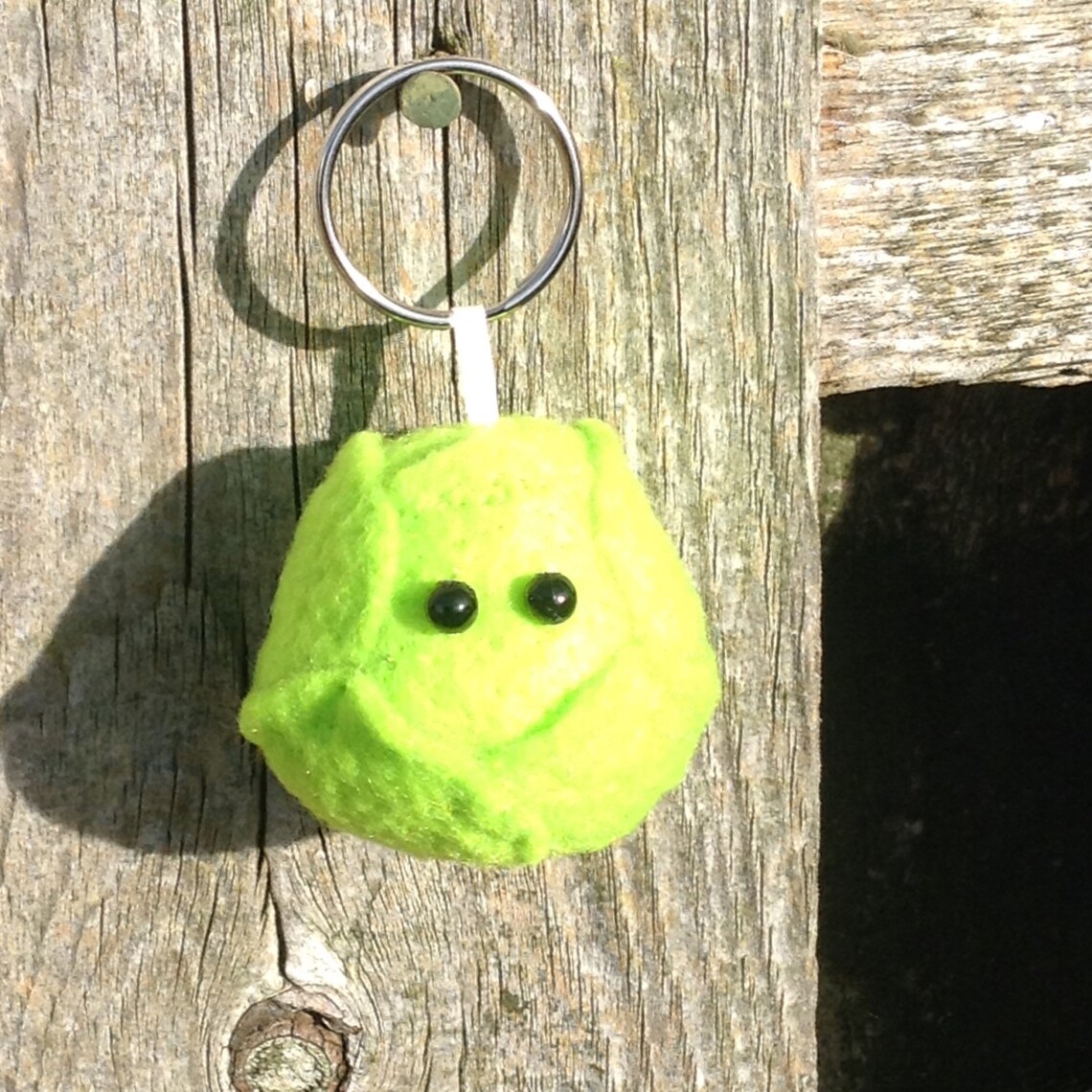 Handmade Brussel Sprout Keyring Needle Felted From British | Etsy UK