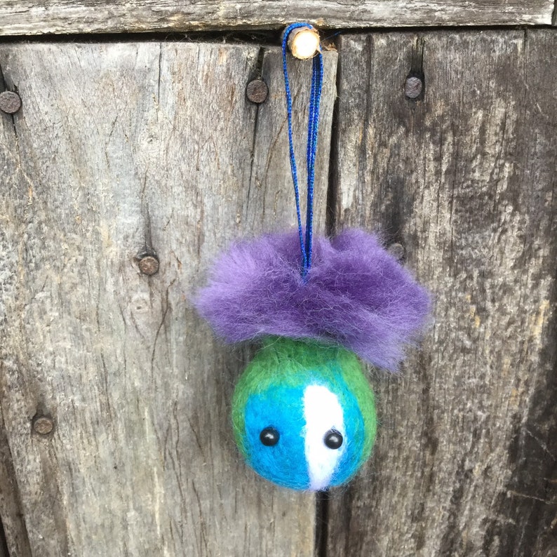 Handmade Thistle William Wallace/ Braveheart Felted Ornament With a ...