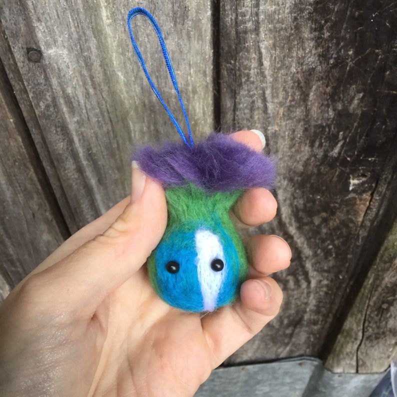 Handmade Thistle William Wallace/ Braveheart Felted Ornament With a ...