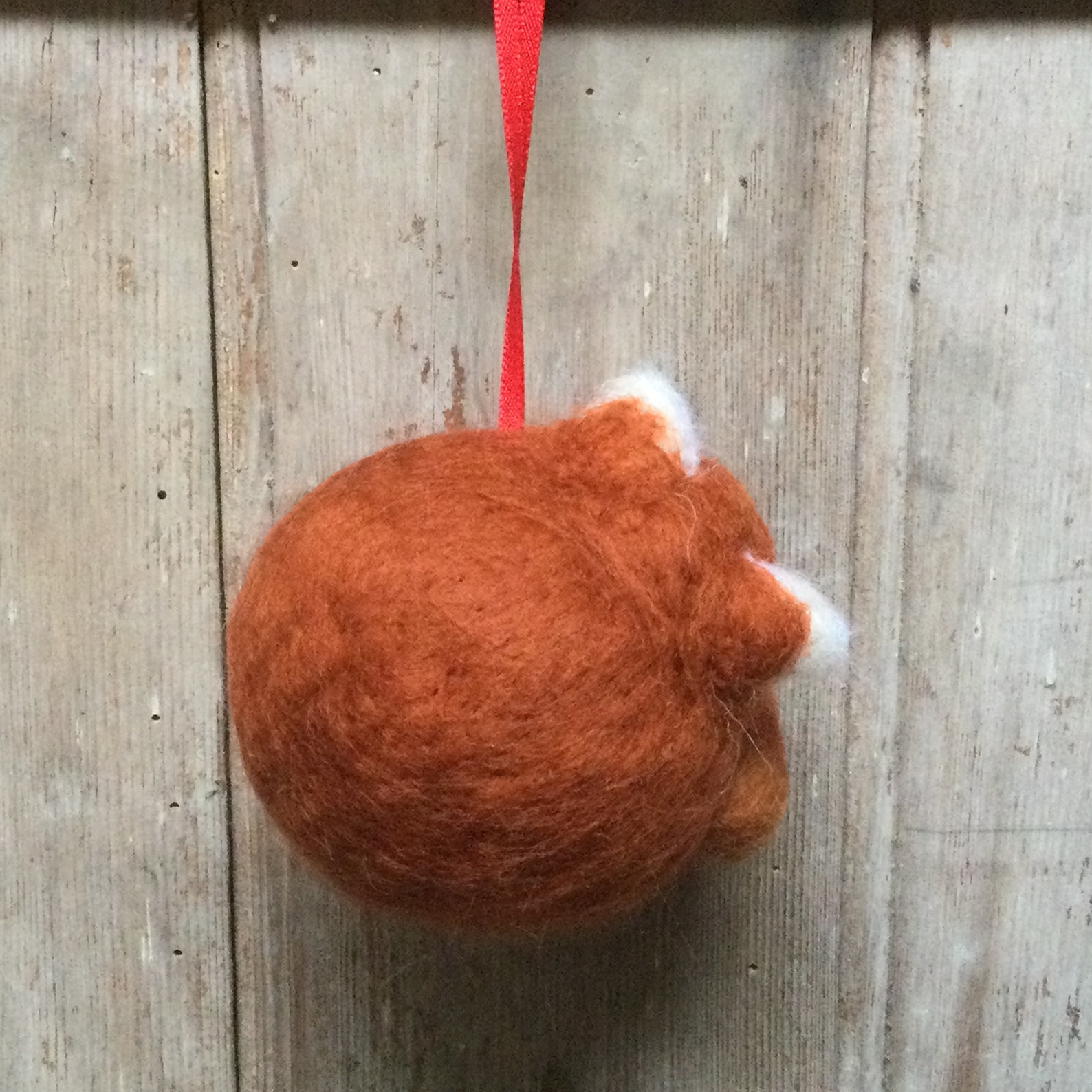 Needle Felt Red Panda Hanging Decoration Tree Ornament - Etsy