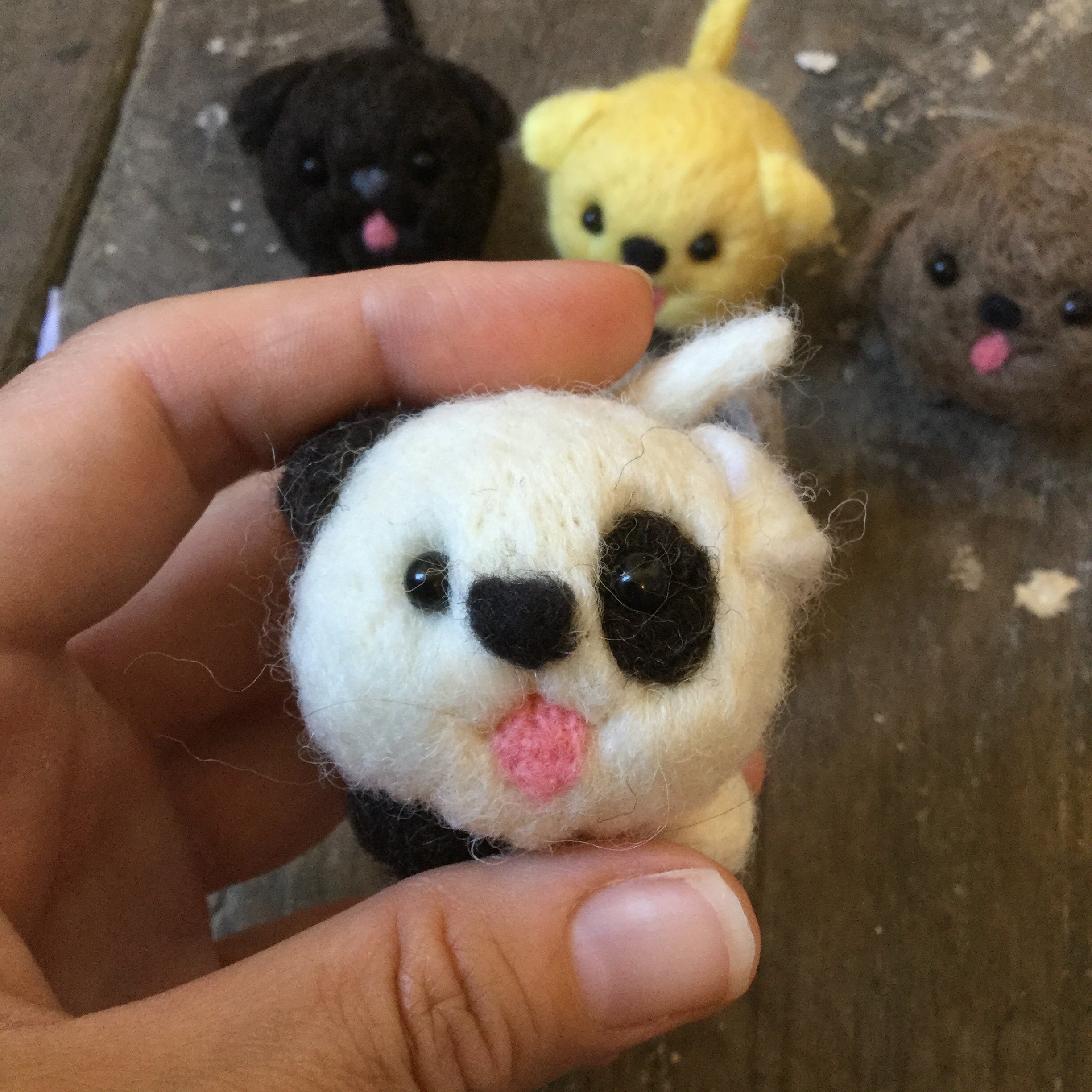 Puppy / Dog Needle Felted Decoration handmade from British | Etsy