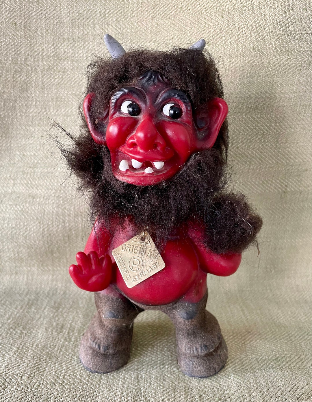 Original Heico West Germany Krampus Devil Nodder Bobblehead - Etsy