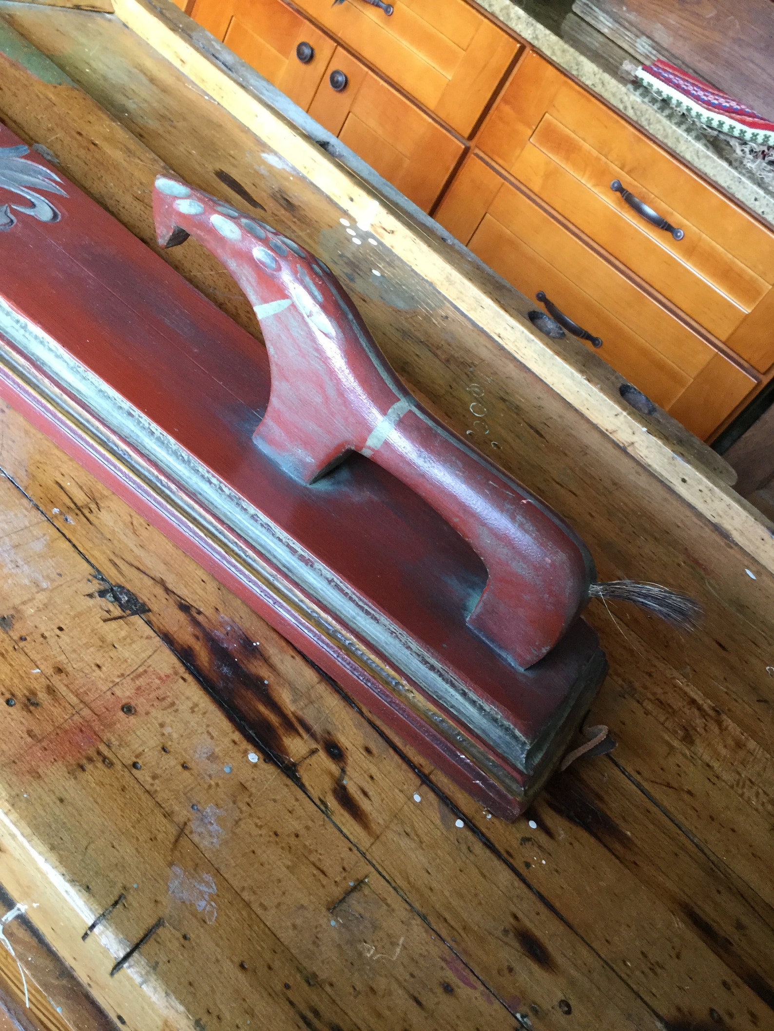 Lovely Vintage Swedish Sheet Mangle Board Hand Carved Dala | Etsy