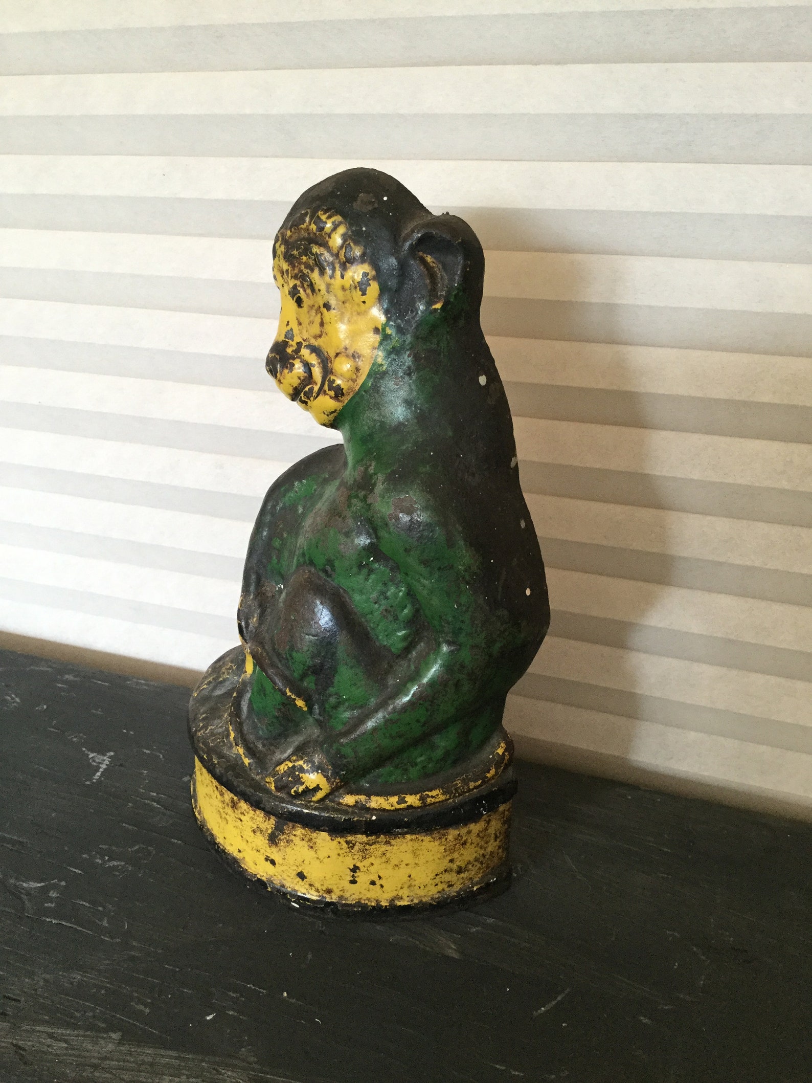 Original 1930 Taylor Cook Cast Iron Monkey on Drum Doorstop - Etsy