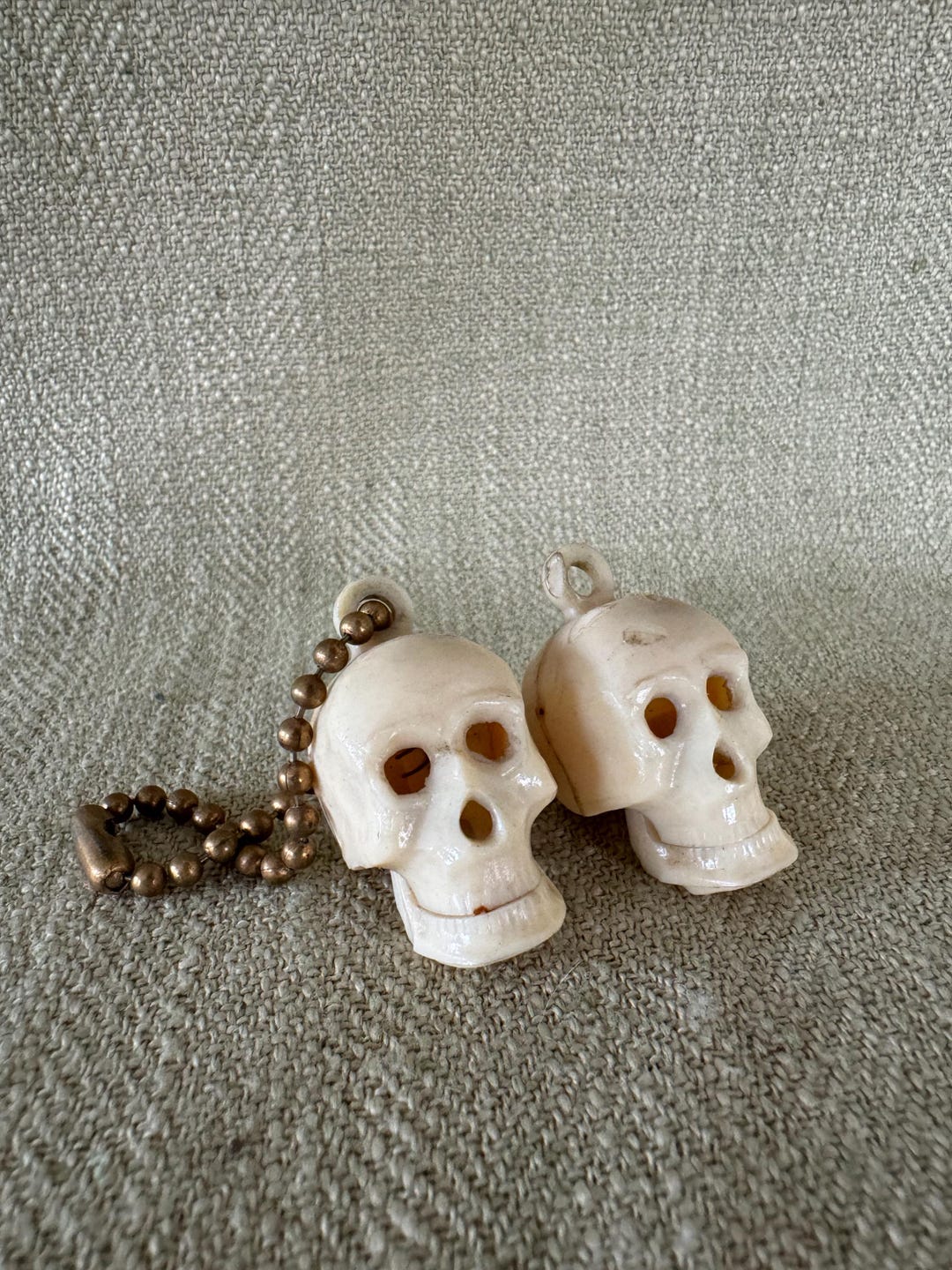 Skull Keychains, Articulating Jaw - Etsy