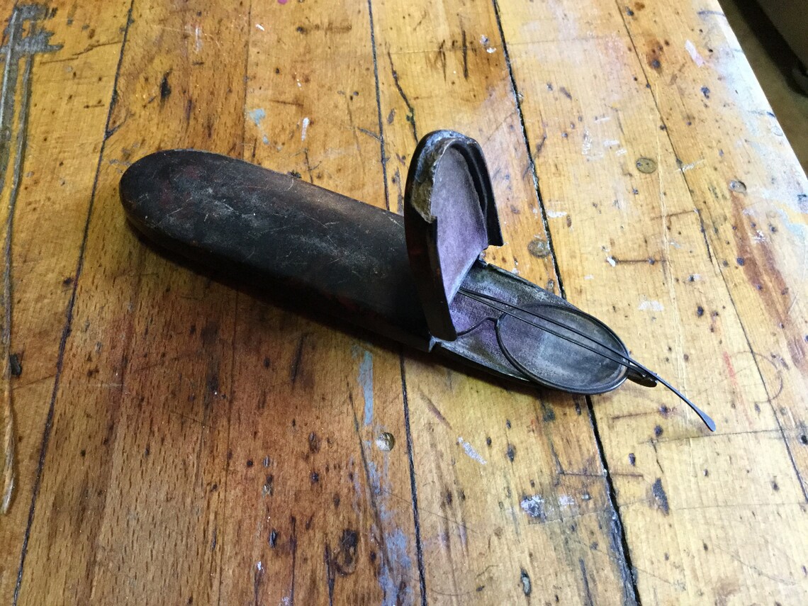 Early 1800s Antique Spectacles With Stunning Inlaid Mother of - Etsy