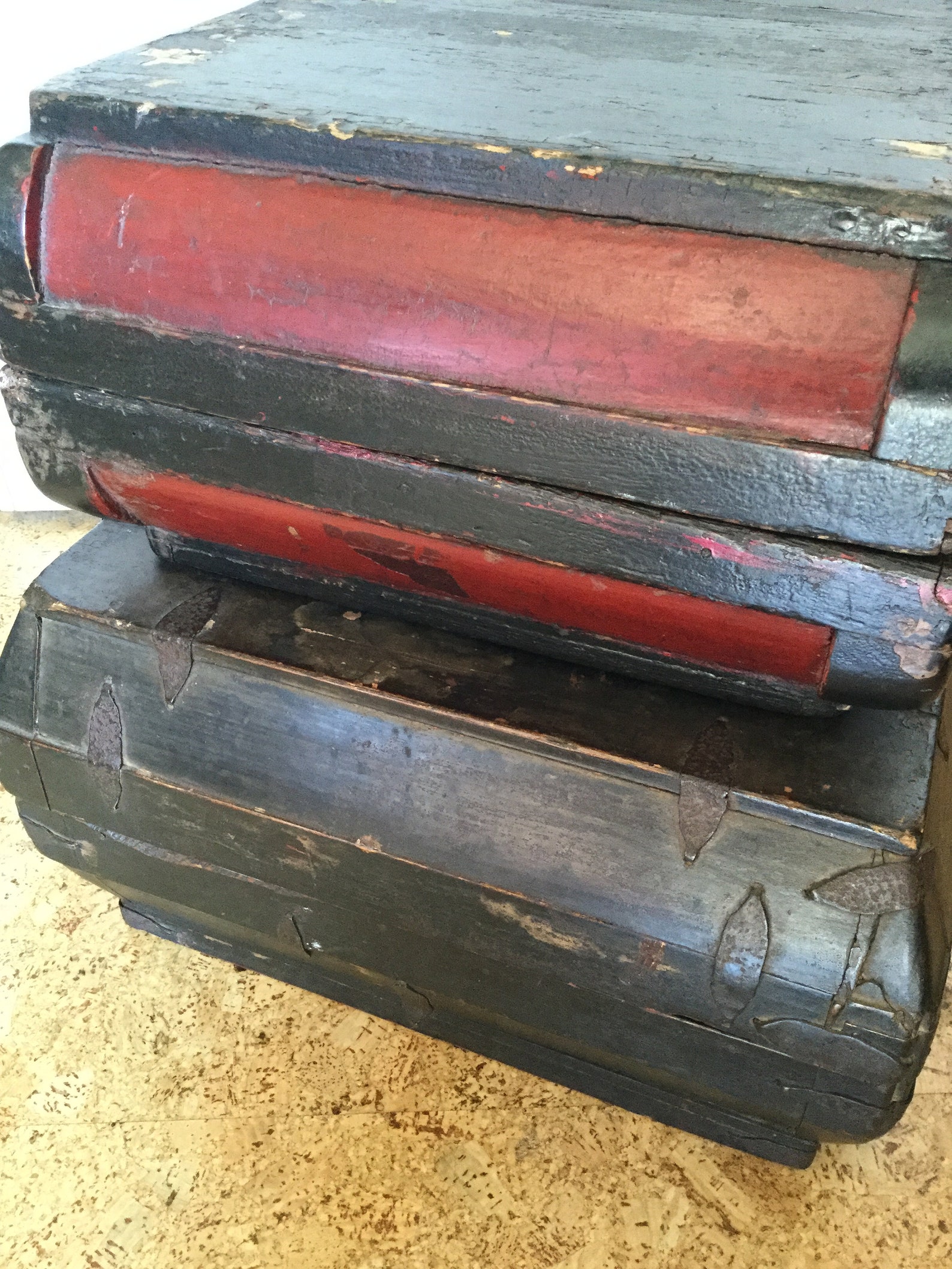 Pair Primitive Antique Asian Rice Boxes With Lids | Etsy