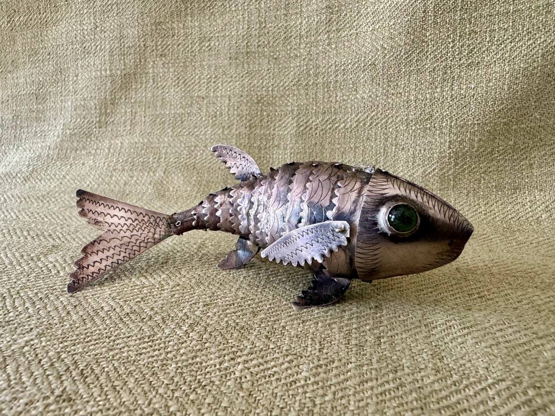Articulated Sterling Silver Fish - Etsy