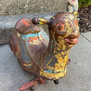 Rare 1949 Mobo Ride on Snail Toy as Found - Etsy