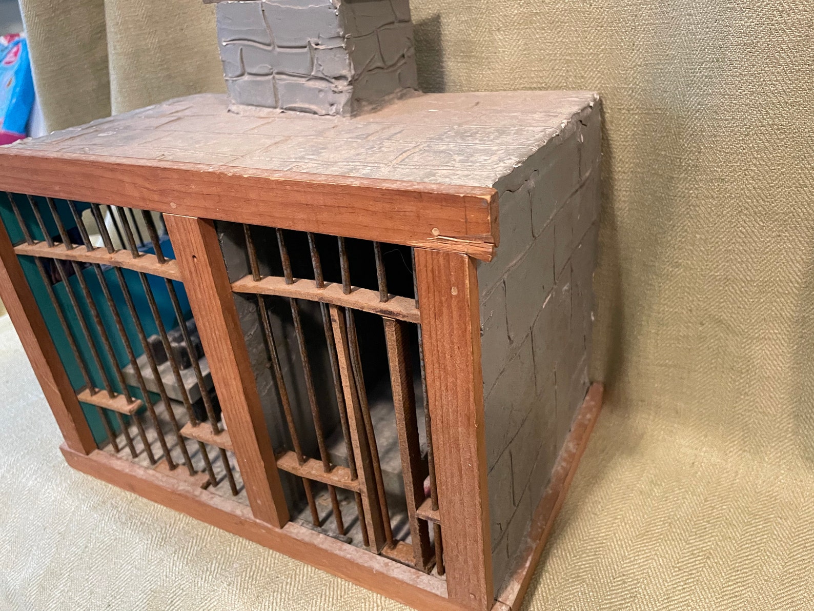 Vintage Outsider Folk Art Jail Cell Diorama, Prison Art - Etsy