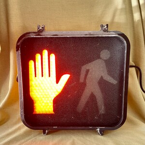 Vintage Walk Don't Walk Sign - Etsy