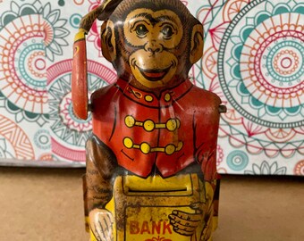 Mechanical Toy Monkey - Etsy