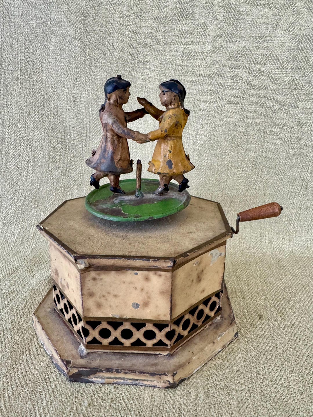 Wonderful 1880-90’s German Winding Toy, Dancing Couple With Music - Etsy