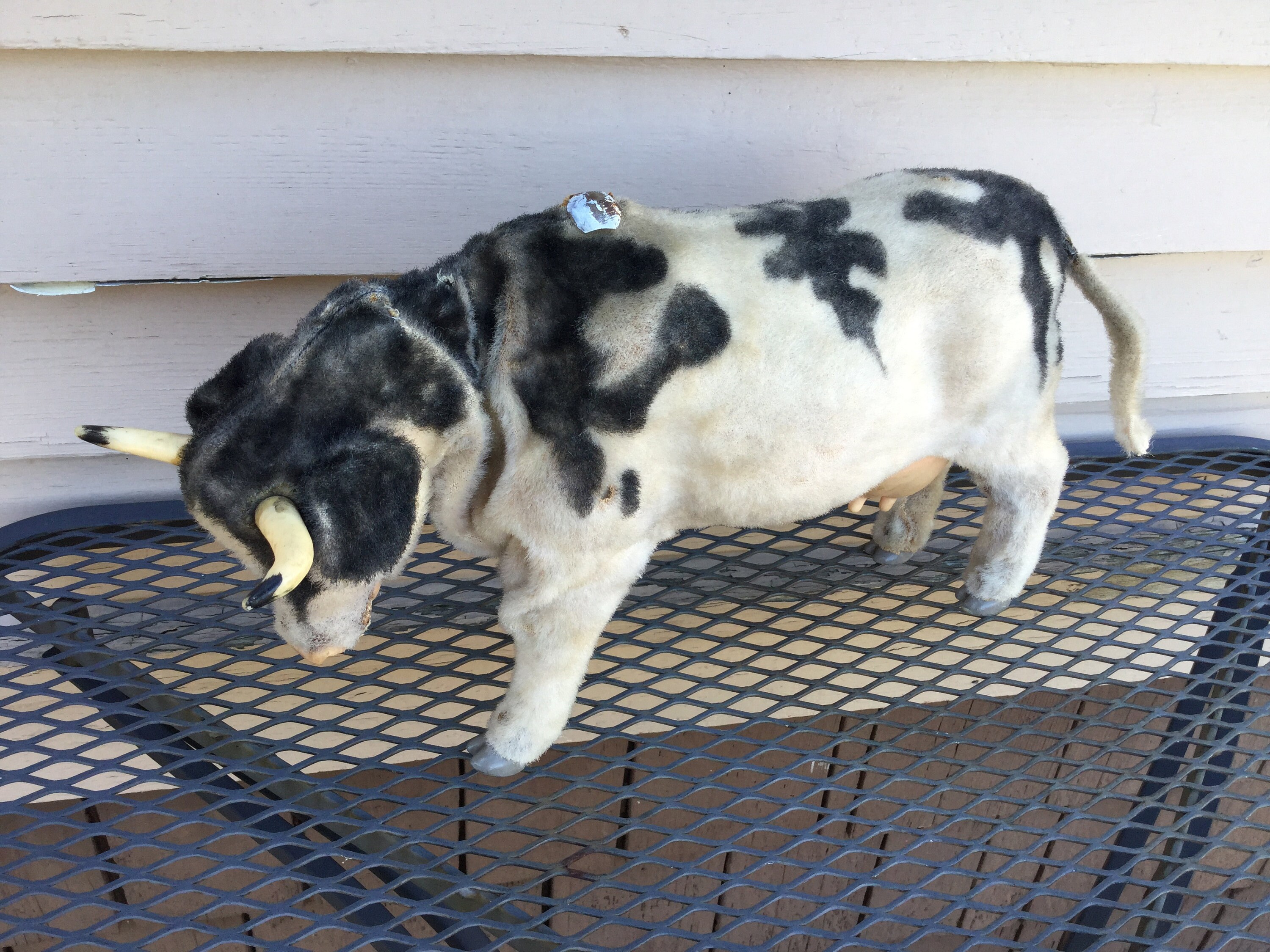 Moooo Cow. vintage 1950 Japanese Battery Op Tin Cow As found | Etsy