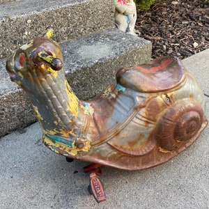 Rare 1949 Mobo Ride on Snail Toy as Found - Etsy