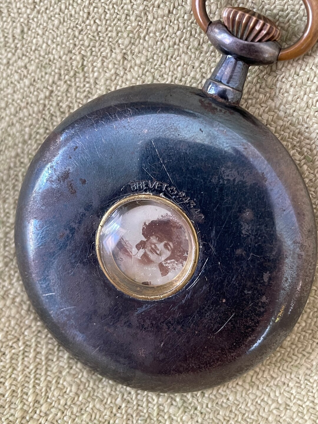 1890’s Swiss Brevet Risqué Pocket Watch With Rotating Naughty Girls and ...