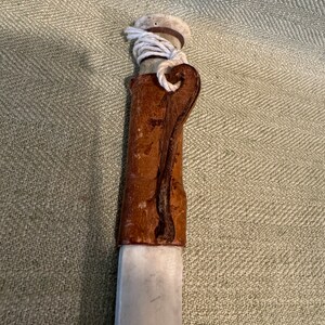 Antique Sami Hunting Knife With Reindeer Antler Pierced Sheath, Knudsen ...