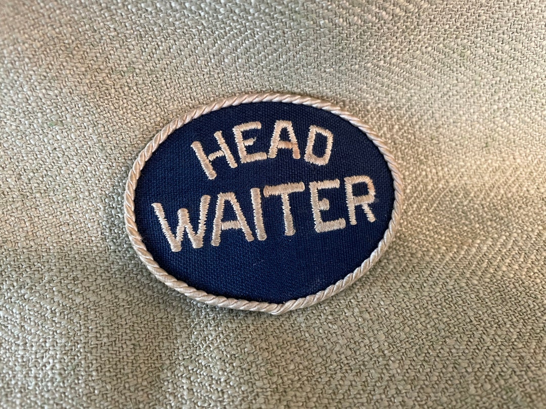 Head Waiter Badge - Etsy