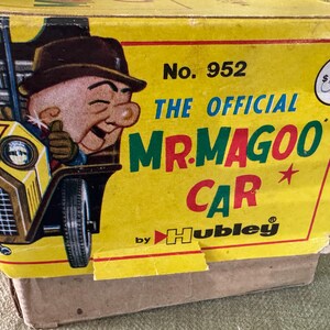 Original Mr.magoo Battery Op Car in Original Box, Made by Hubley 1961 ...