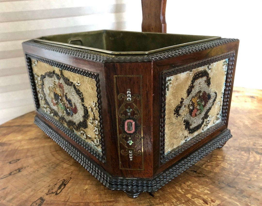 Regency Period Inlaid Weavers Box With Lucet, Inlaid Rosewood, 1810-20 ...