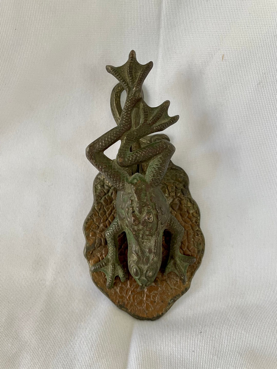 Antique Bronze Frog Clamp or Clip - Etsy
