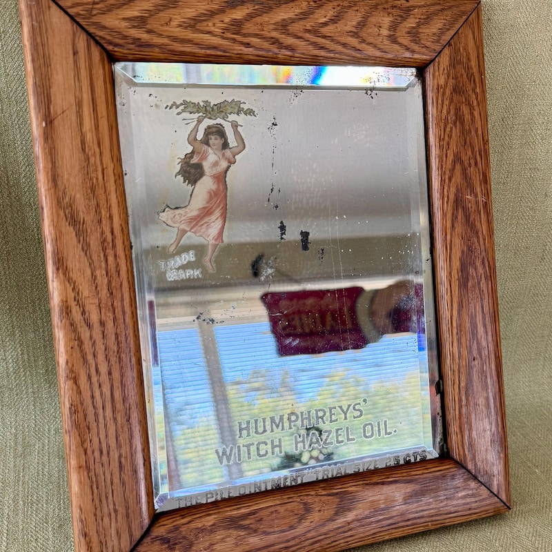 Antique Advertising Mirror - Etsy