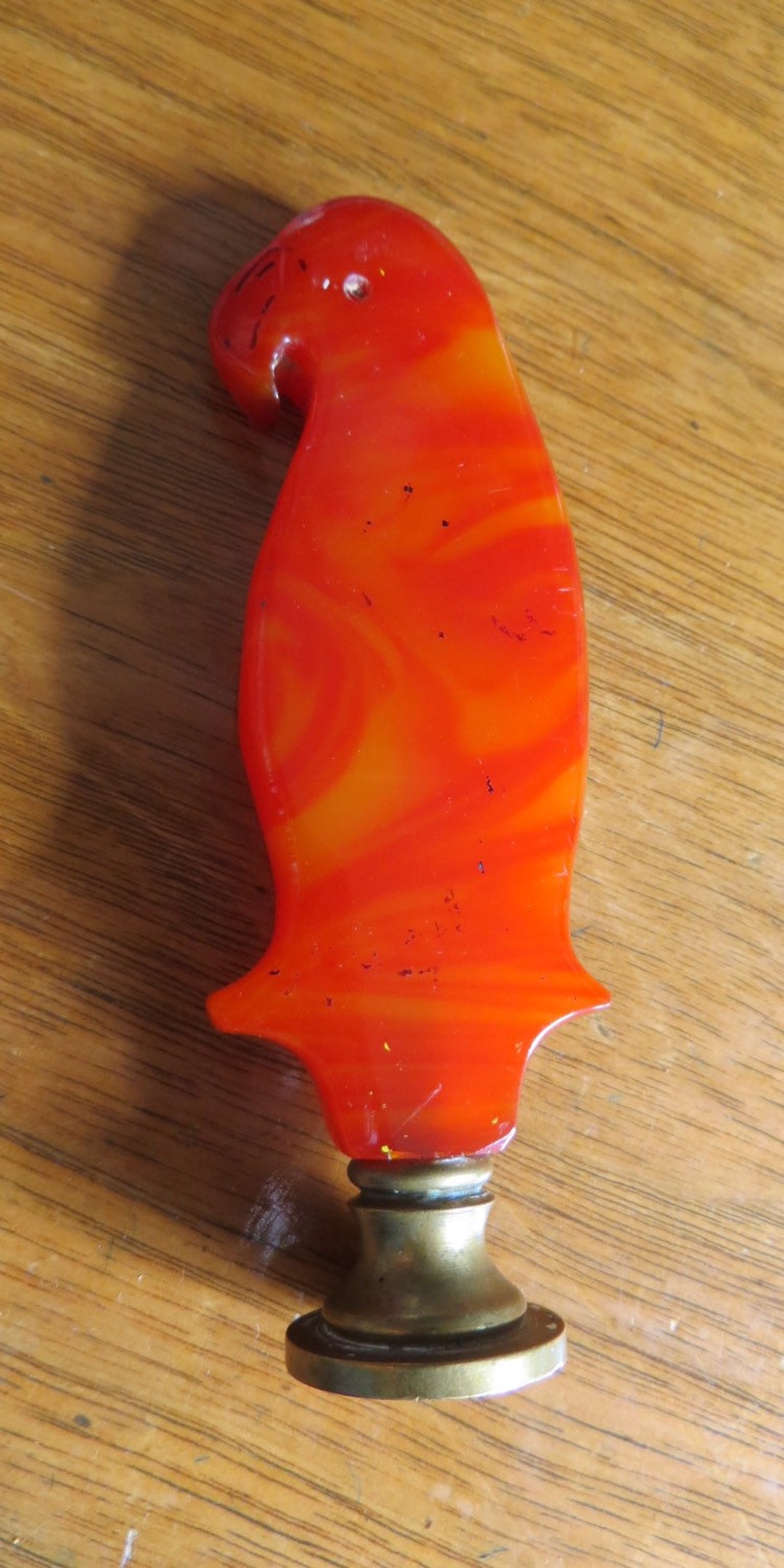 Antique Bakelite Parrot Letter Stamp - Etsy