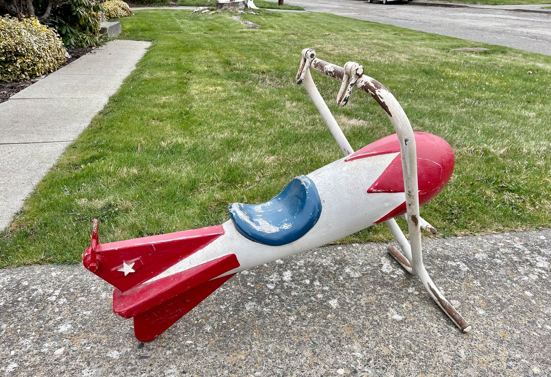 Vintage Playground Rocket Swing - Etsy