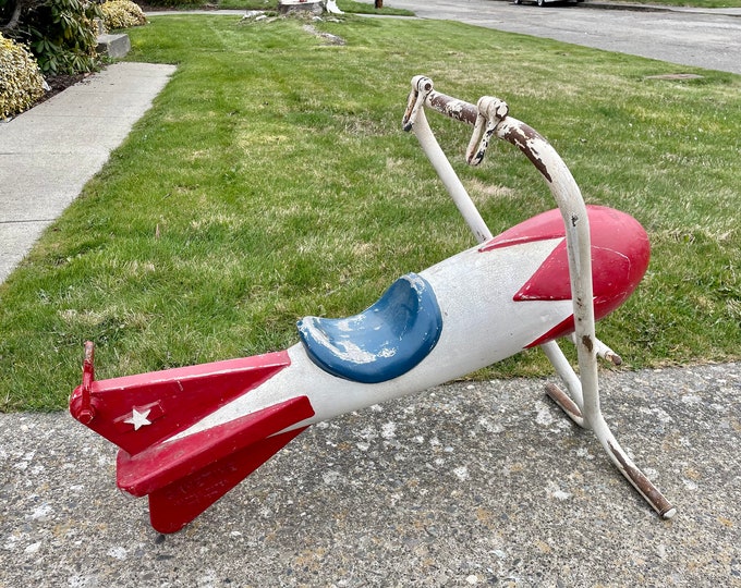 Vintage Playground Rocket Swing - Etsy