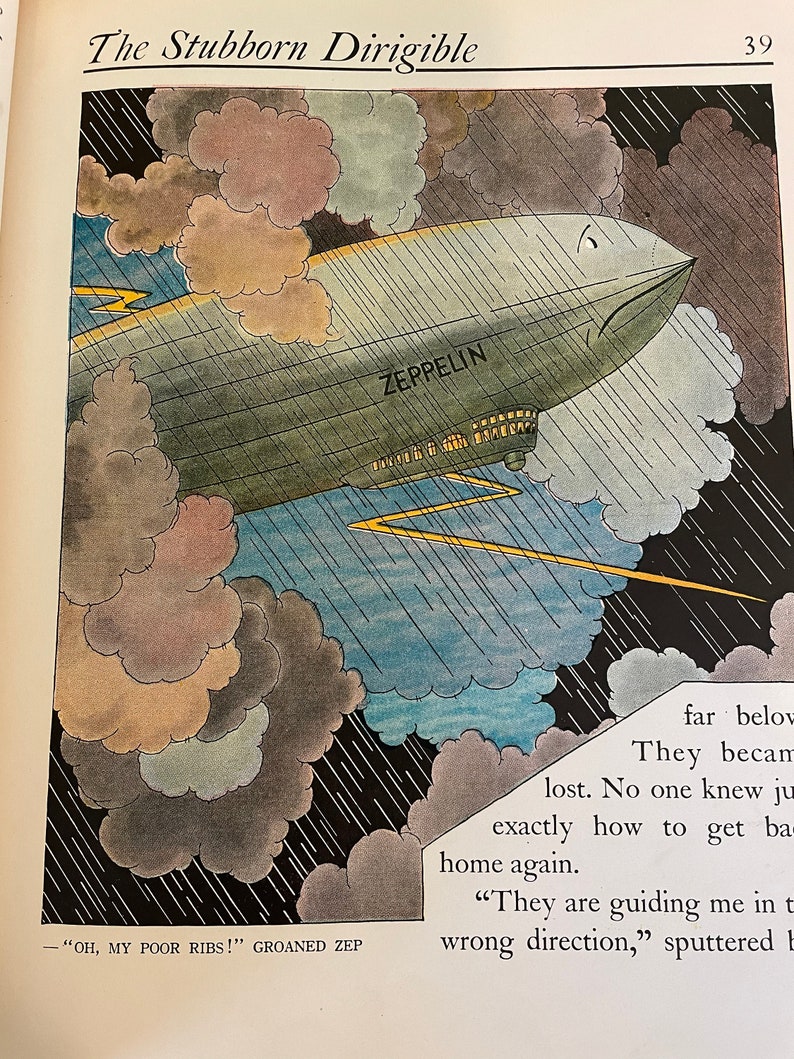 1931 Modern Story Book Dirigible Blimp Zeppelin - Etsy