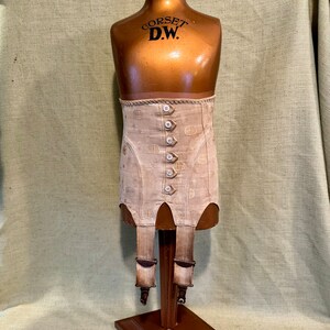 Original 1920’s Art Deco Corset Display, Store Display Corset Mannequin ...