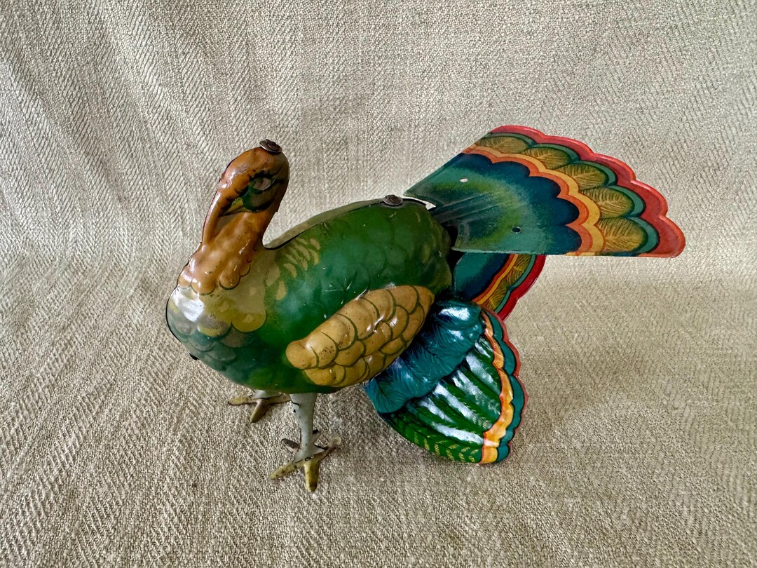 You Turkey! Antique German Wind up Turkey, Walks and Struts - Etsy