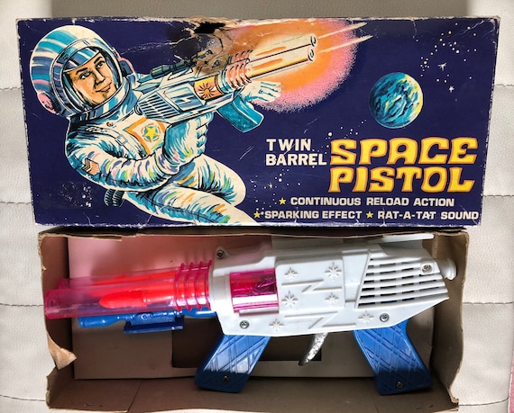 Vintage Space Pistol, Sounds and Sparks, 1960's Ray Gun Toy Vintage Space Pistol, Sounds and Sparks, 1960's Ray Gun Toy