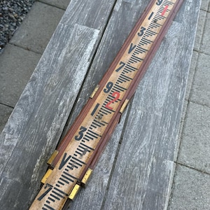 Rare Davis Derby 1890 Architect’s Telescopic Mechanical Survey Measure ...