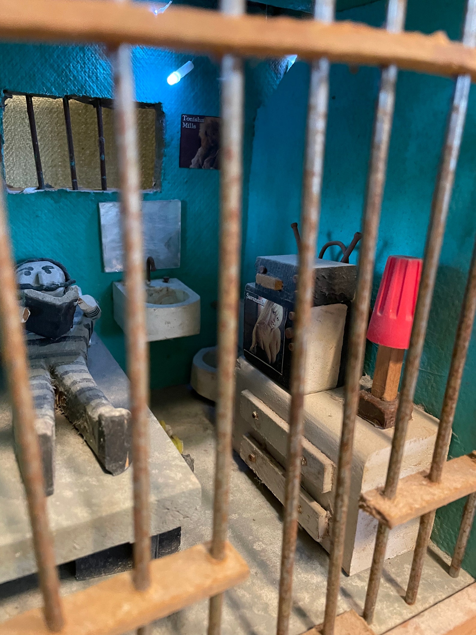 Vintage Outsider Folk Art Jail Cell Diorama, Prison Art - Etsy