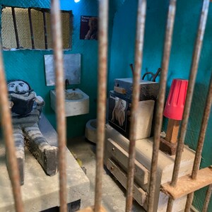 Vintage Outsider Folk Art Jail Cell Diorama, Prison Art - Etsy