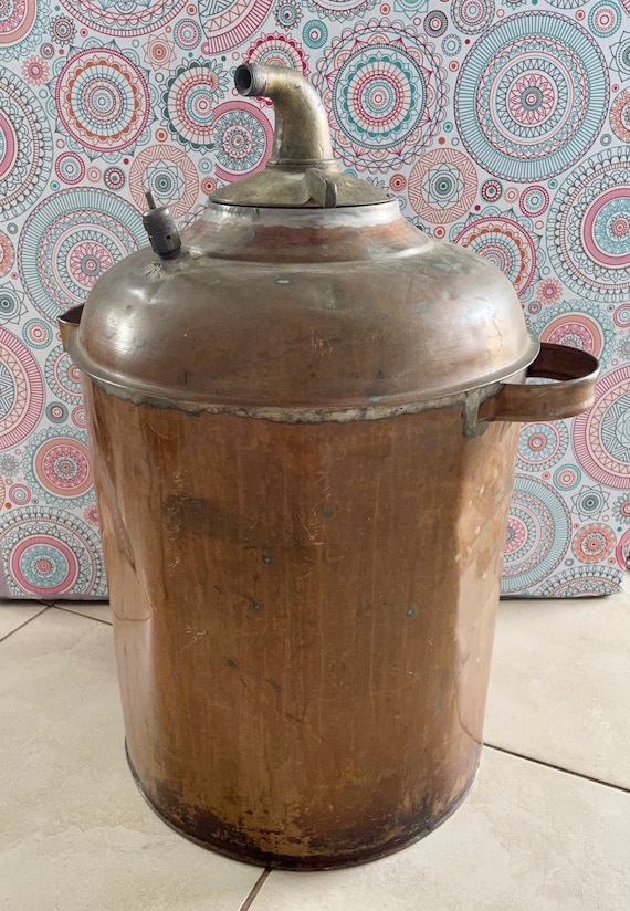Large Antique Copper Boiler Water Tank - Etsy