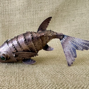 Articulated Sterling Silver Fish - Etsy